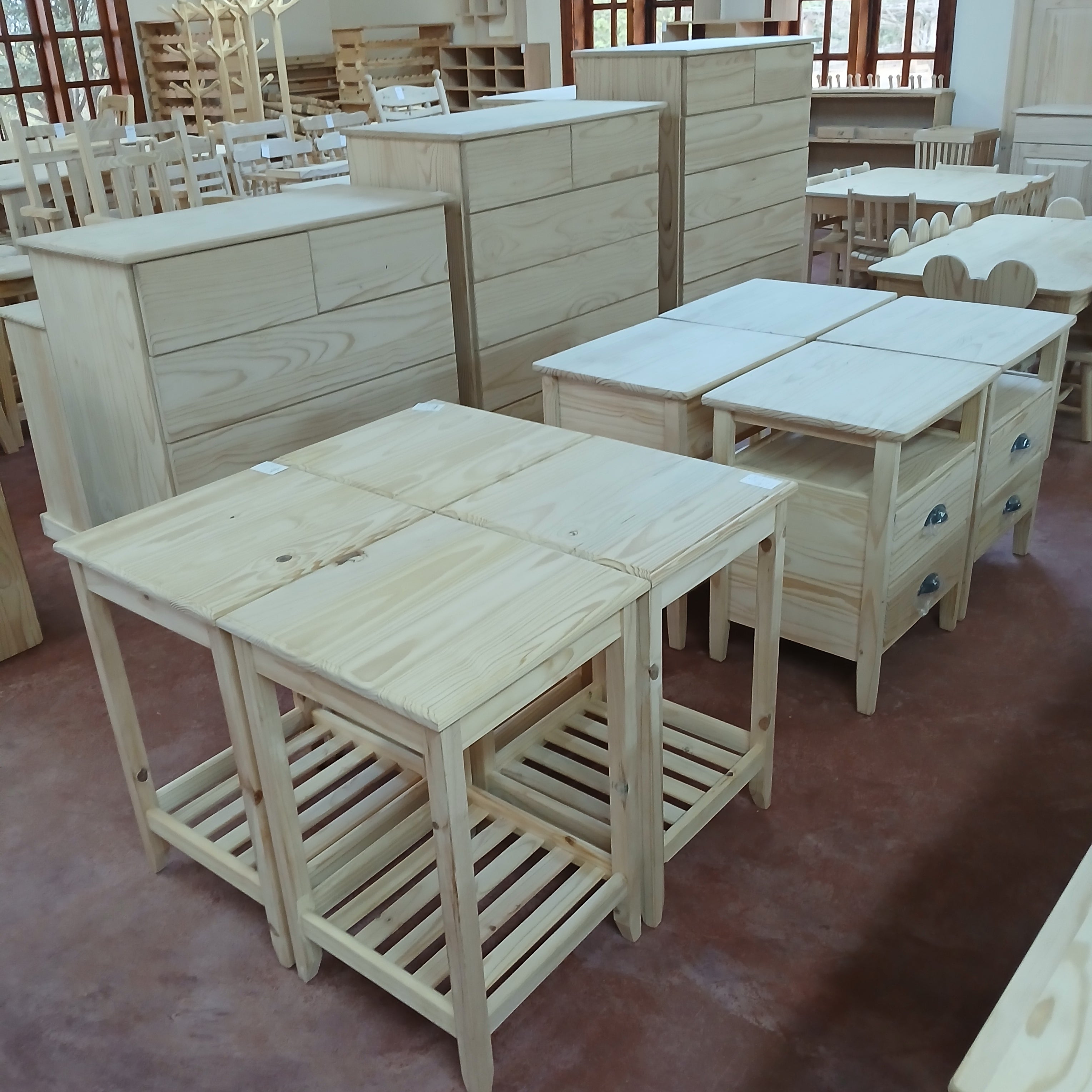 Raw pine furniture – Elmswood Country Centre